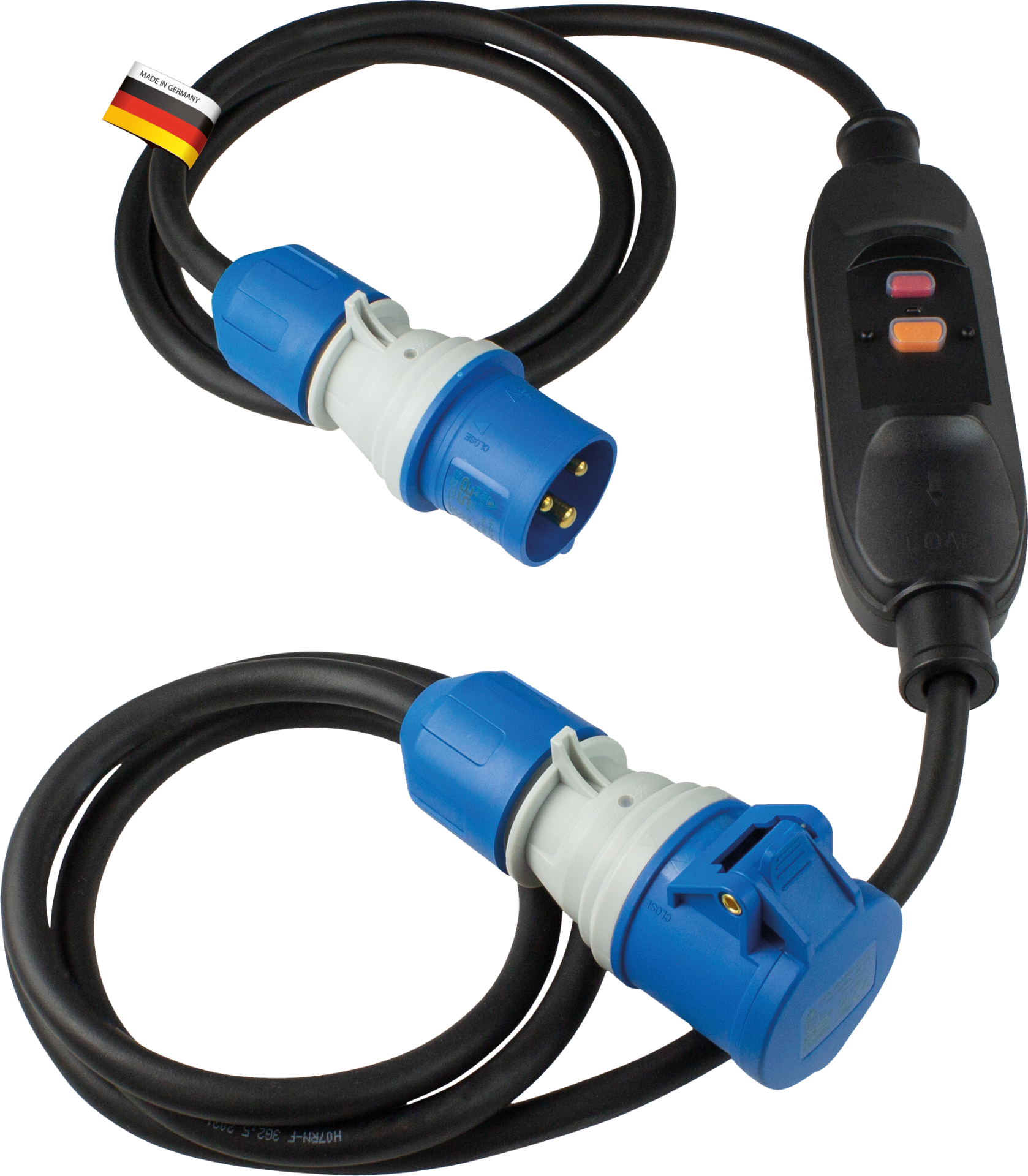 Schwabe Camping CEE Verlengkabel 230V/16A IP44 PRCD H07RN-F 3G2,5 2x1 ...